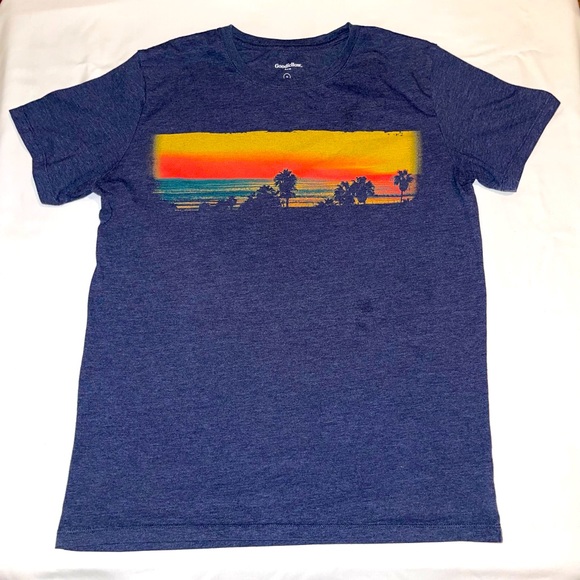 Goodfellow & Co | Shirts | Good Fellow Sunset Theme Tshirt Mens Sz M ...